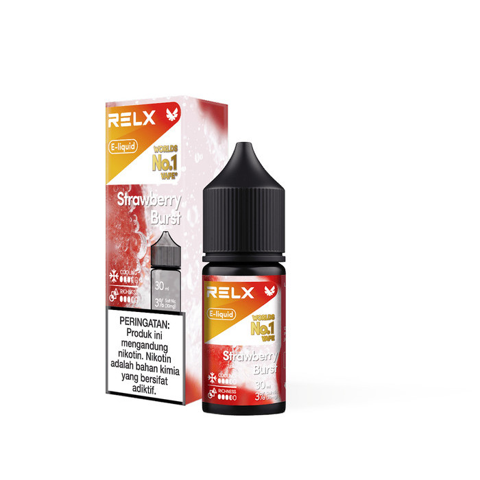 Jual SALT - Relx STRAWBERRY BURST 30ML by Relx Liquid Pods | Shopee ...
