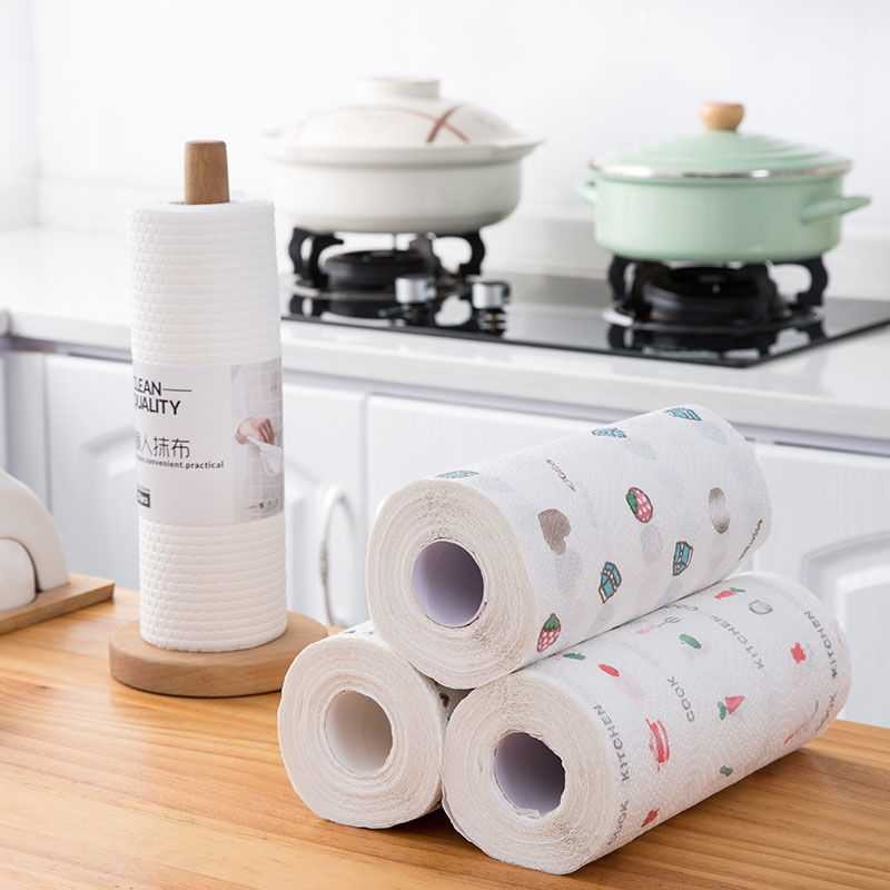 Jual EOU HOME Tisu Kertas Reusable Paper Towel 1 Roll (50 Helai ...