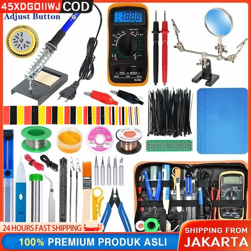 Jual Set Solder Listrik Lengkap dengan Multimeter Iron Tool Kit 220V ...