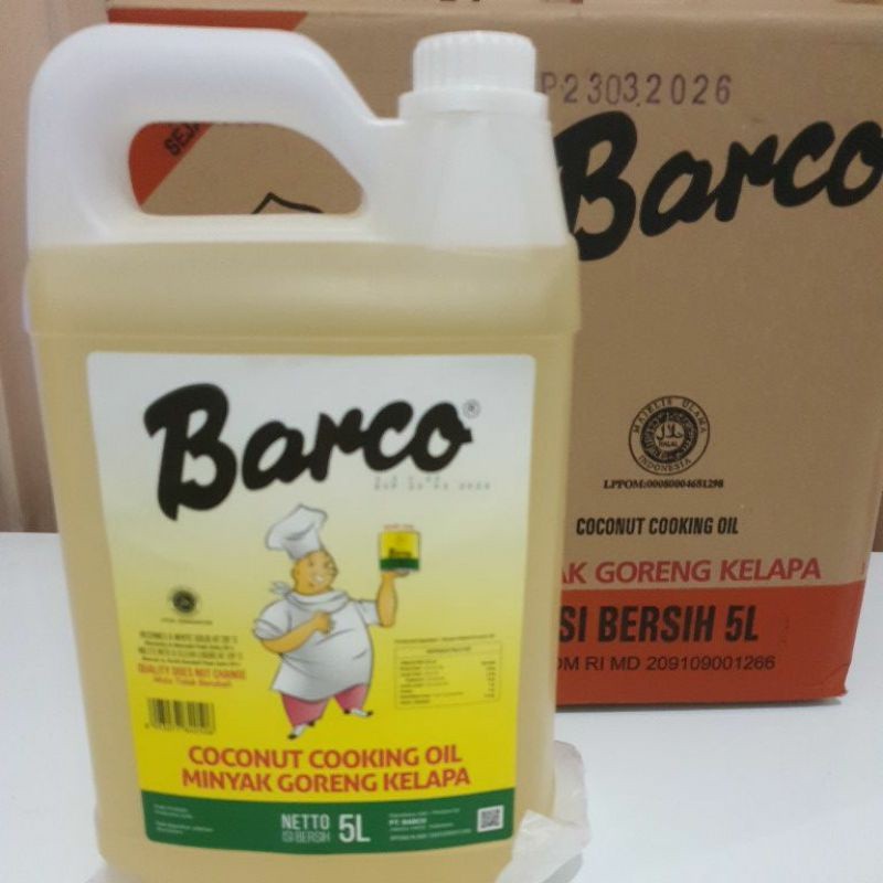 Jual SOLD OUT!!! Barco Minyak Goreng Kelapa 5 liter Kemasan Jerigen ...