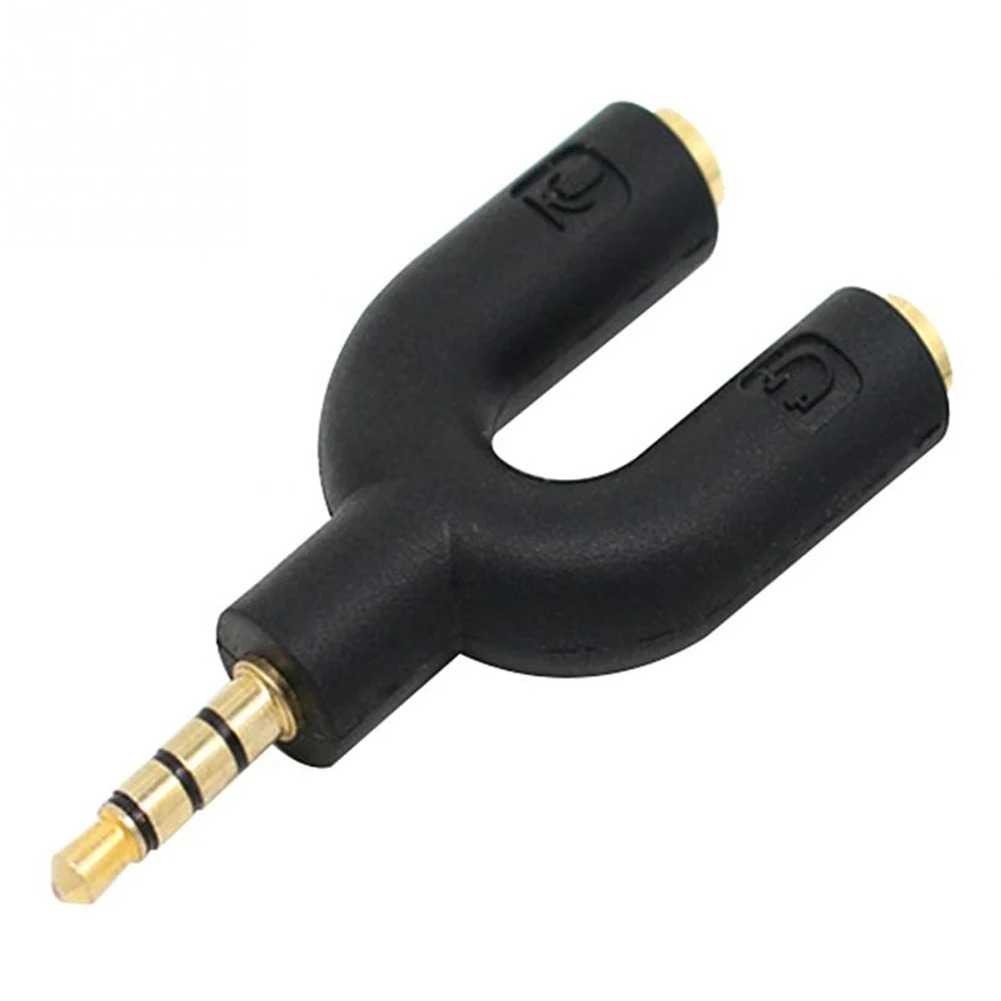 Jual Naylastore4 Slyz Splitter Audio U Shape 3.5mm ke Headphone dan Mic ...