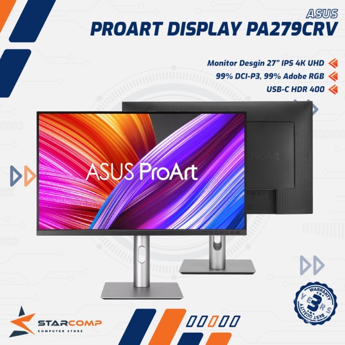 Jual ASUS ProArt Display PA279CRV Professional Monitor 4K UHD HDR IPS ...