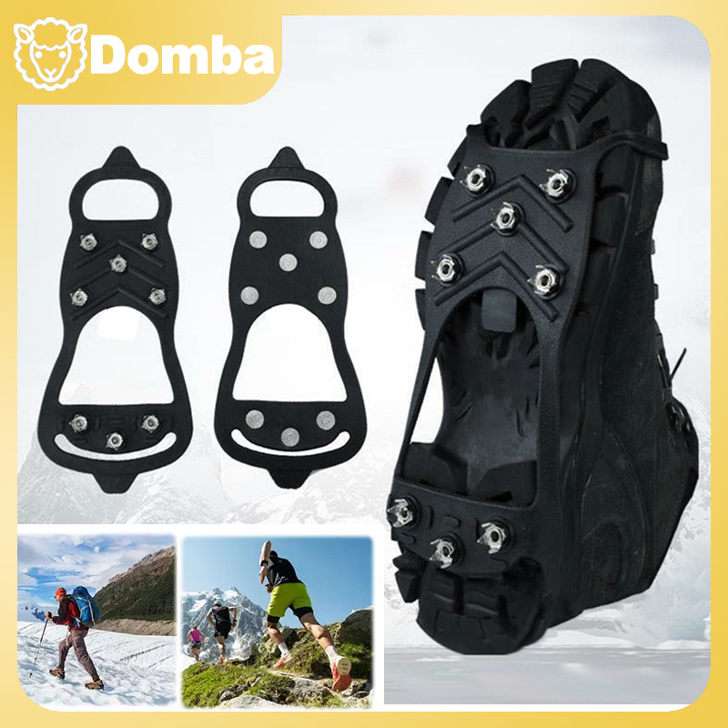 Jual 2pcs Alas Sepatu Anti Slip 8 Gigi - Untuk Pendakian & Jalan Salju ...