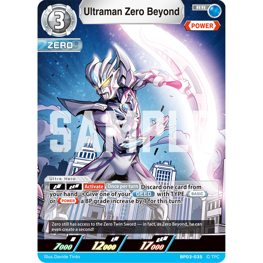 Jual Ultraman Card Game Ultraman Zero Beyond BP03-035 RR | Shopee Indonesia