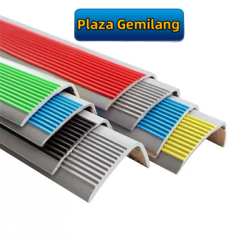 Jual 5 Meter Lis Tangga Pengaman Anti Selip Type L 5cm KARET Step ...