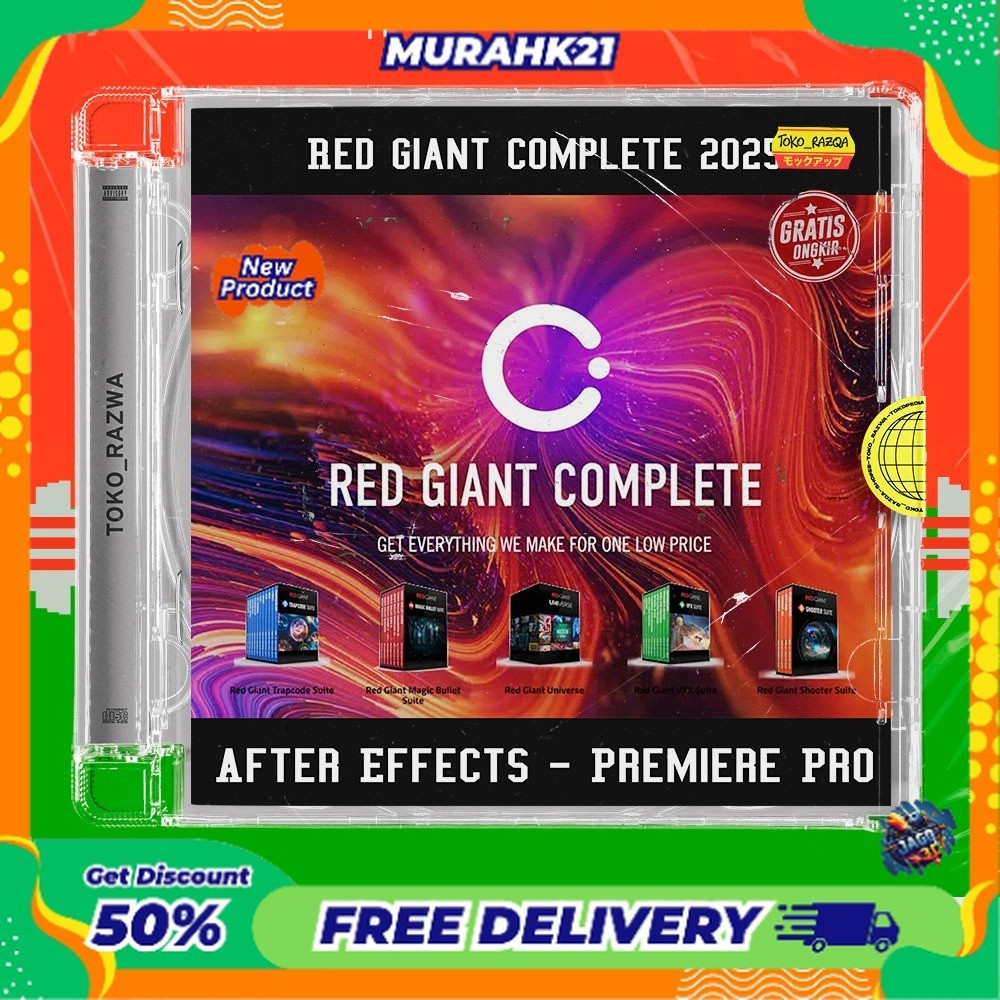 Jual After Effects - Premiere Pro Plugin - Red Giant Complete 2025 - Trapcode - Magic Bullet ...