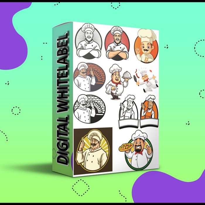 Jual Logo Chef Masak Vektor - CorelDraw | Shopee Indonesia