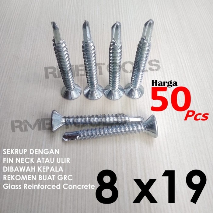 Jual Sekrup SDS FH GRC 8x19 / Skrup Kalsiboard Lisplang Conwood Calci ...