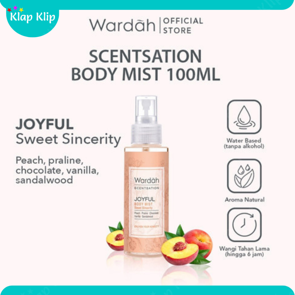 Jual Wardah Scentsation Body Mist 100 ml | Shopee Indonesia