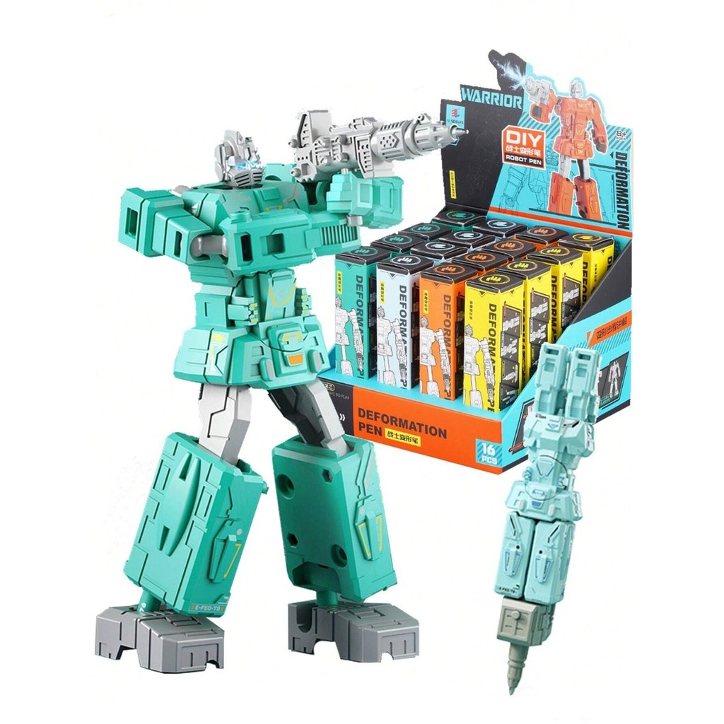 Jual Toy Studio Pen Robot Transformasi Bolpen Anak Mainan Action Figure ...
