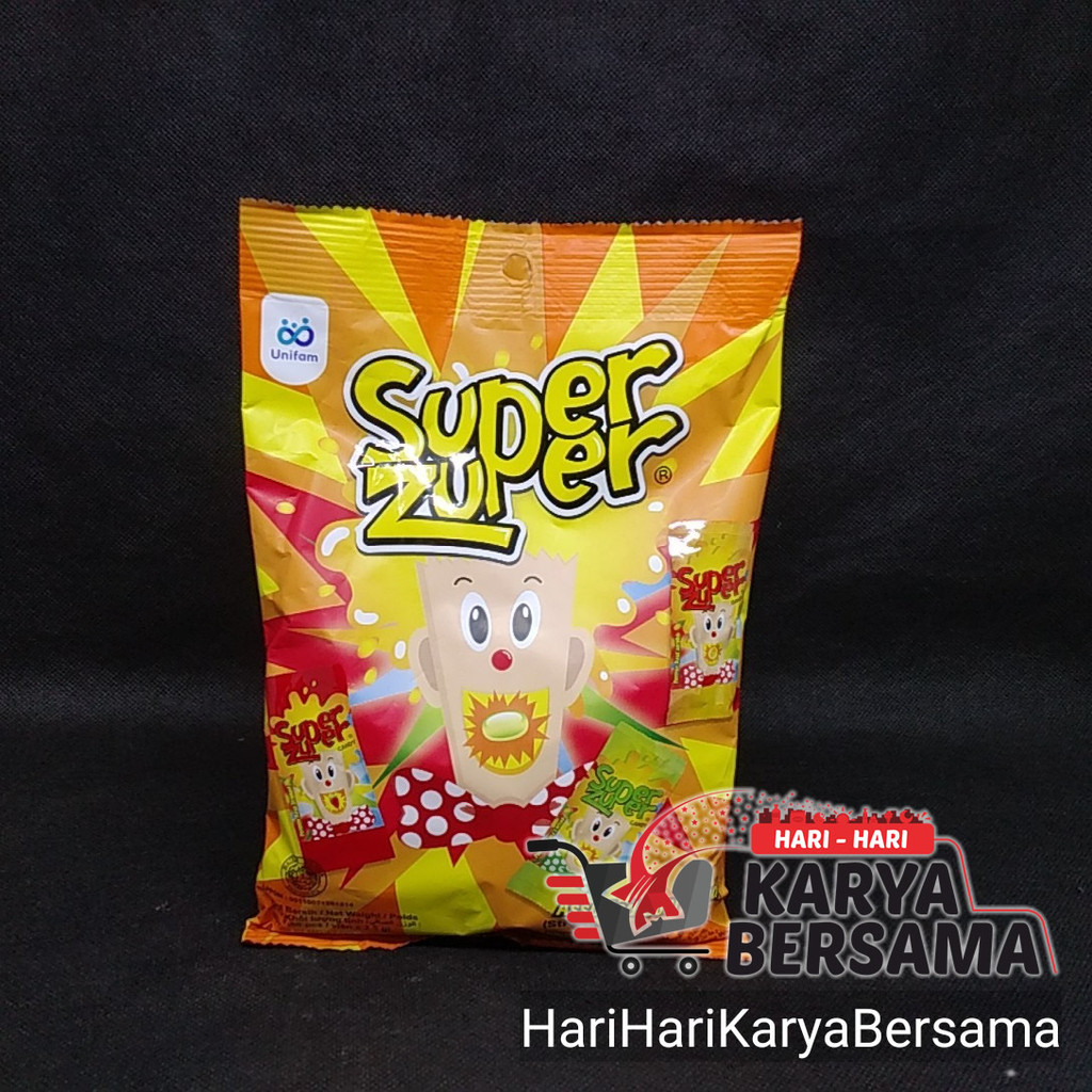 Jual MAKANAN RINGAN PERMEN SUPER ZUPER ASSORTED SOUR CANDY ISI 50'S X 2 ...