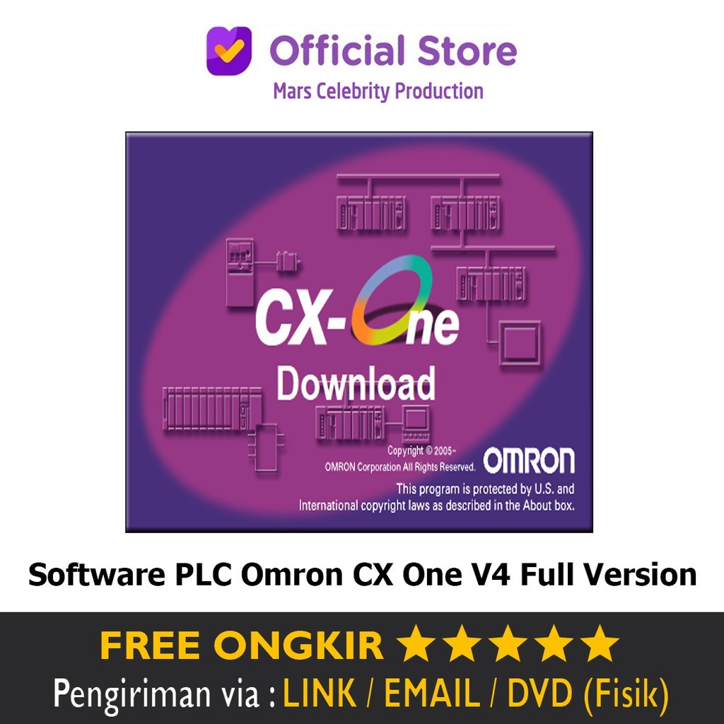 Jual Software PLC Omron CX One V4 Full Version - Garansi CX-One CXOne | Shopee Indonesia