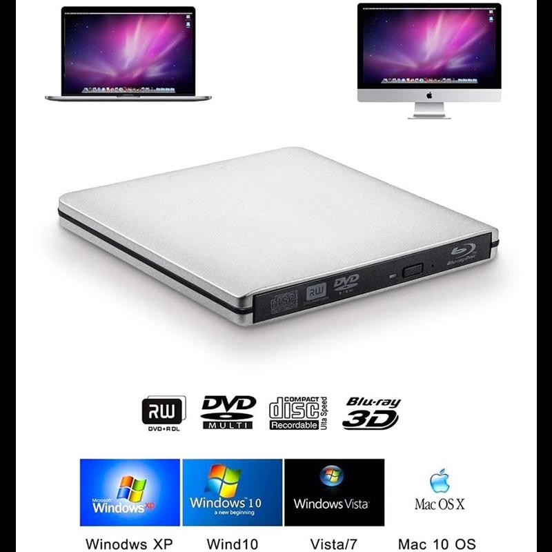 Jual Go! External Blu-Ray Burner Drive USB3.0 DVD Players 3D Slim ...