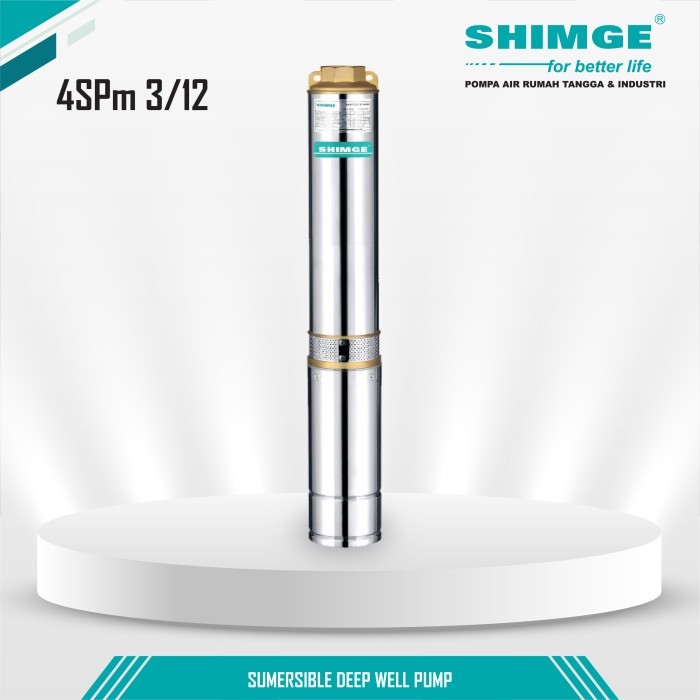 Jual Shimge Pompa Sumersible Deep well Pump Type 4SPm - 4SPm3/12 ...