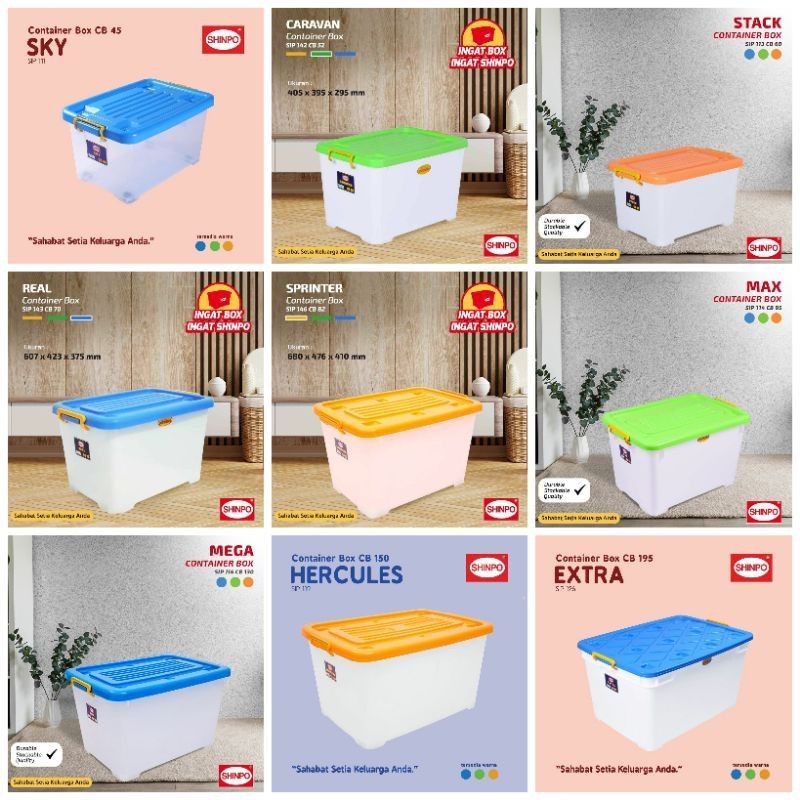 Jual Container Box Shinpo KHUSUS EKSPEDISI 8 - 70 Kontener Kotak ...