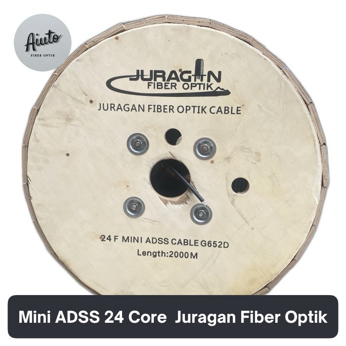 Jual Kabel Mini ADSS 24 Core merk Juragan Fiber Optik 2km | Mini ADSS ...