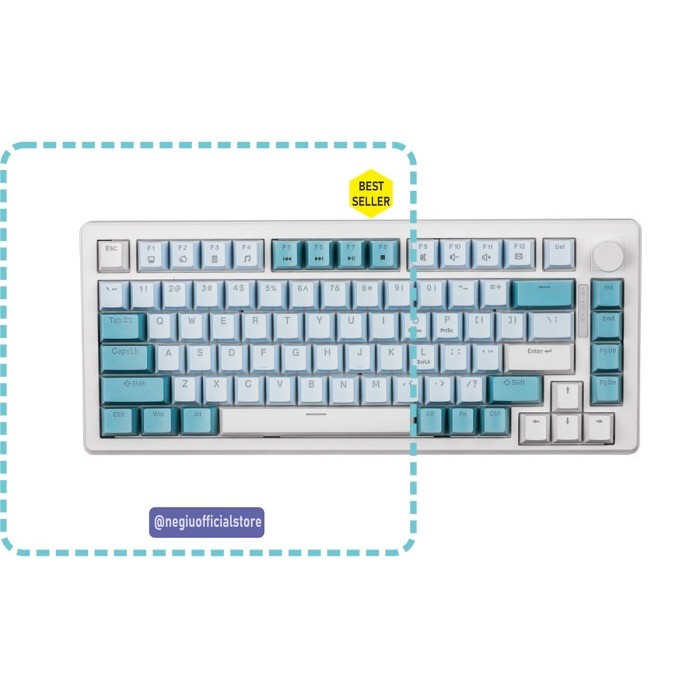 Jual (TTP) Digital Alliance / DA Meca 8s Mechanical Gaming Keyboard 75% ...