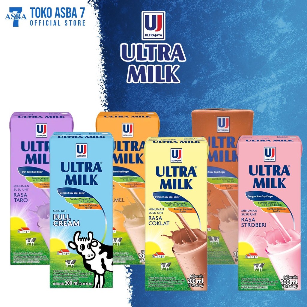 Jual ULTRA MILK SUSU UHT 200ML | Shopee Indonesia
