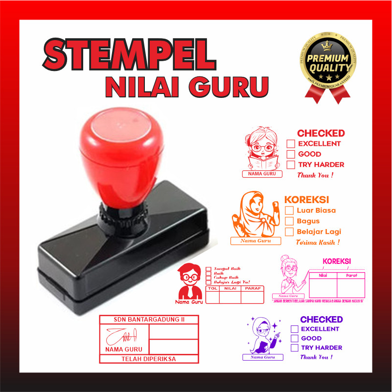 Jual Stempel Nilai Guru Stempel Penilaian Guru Stempel Otomatis ...