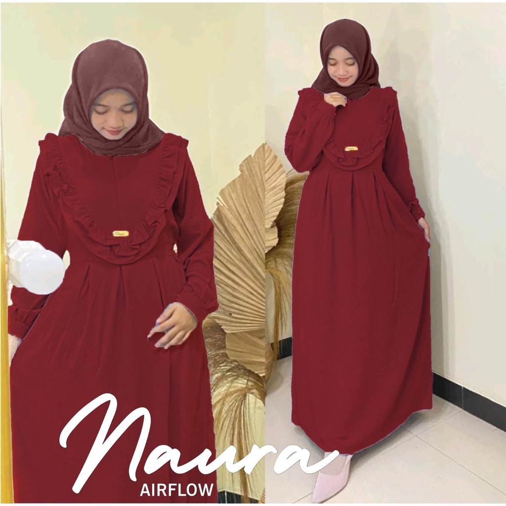 Jual GAMIS 2025 MODEL BARU CRINKLE AIRFLOW / GAMIS WANITA ELEGAN SIMPEL ...