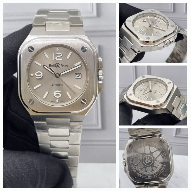 Jual BEL JAM TANGAN B3LL ROESE BR 05 SILVER CHAIN AUTOMATIC DIAMETER ...