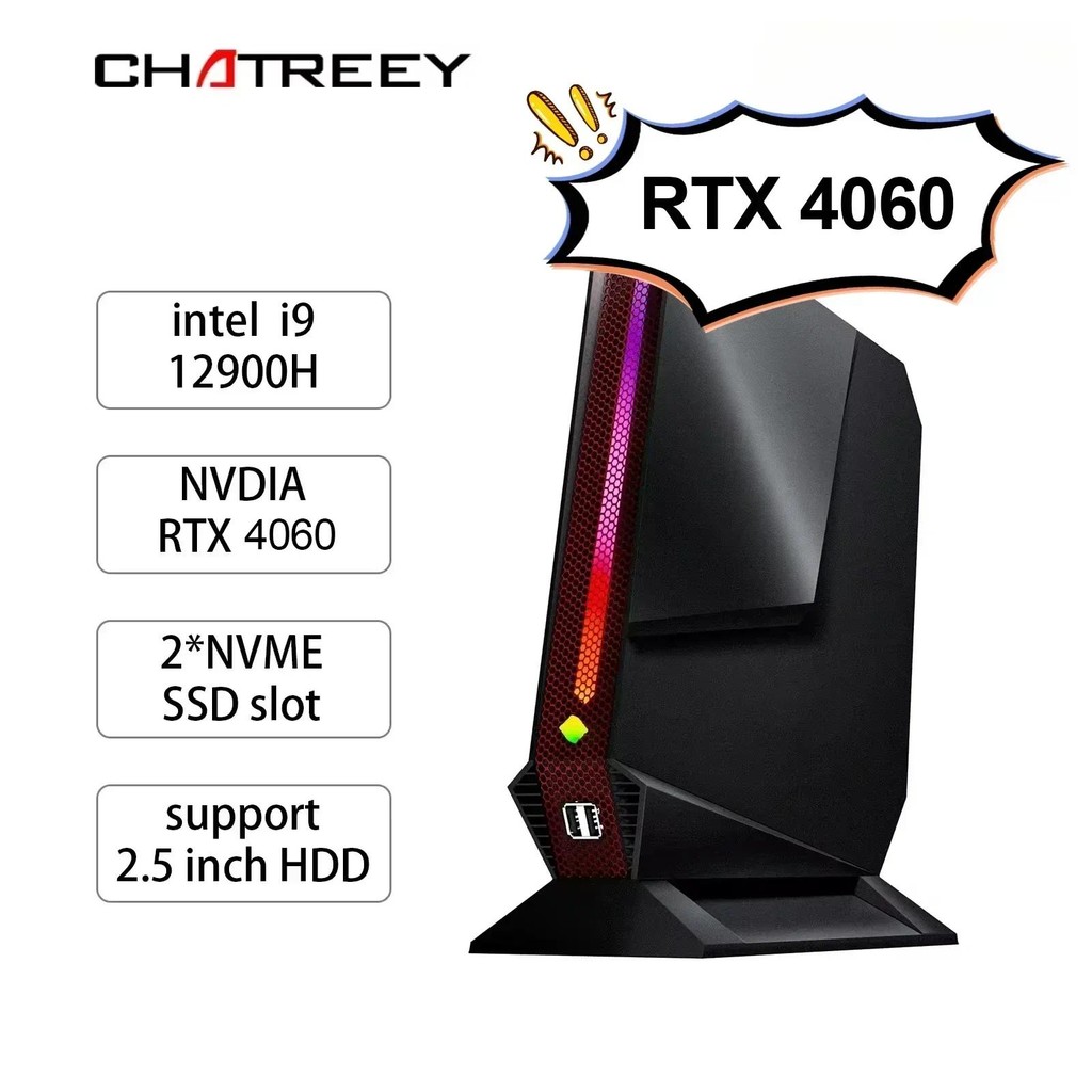 Jual Chatreey G2 Mini PC Intel Core i9 12900H With Nvidia RTX 4060 ...