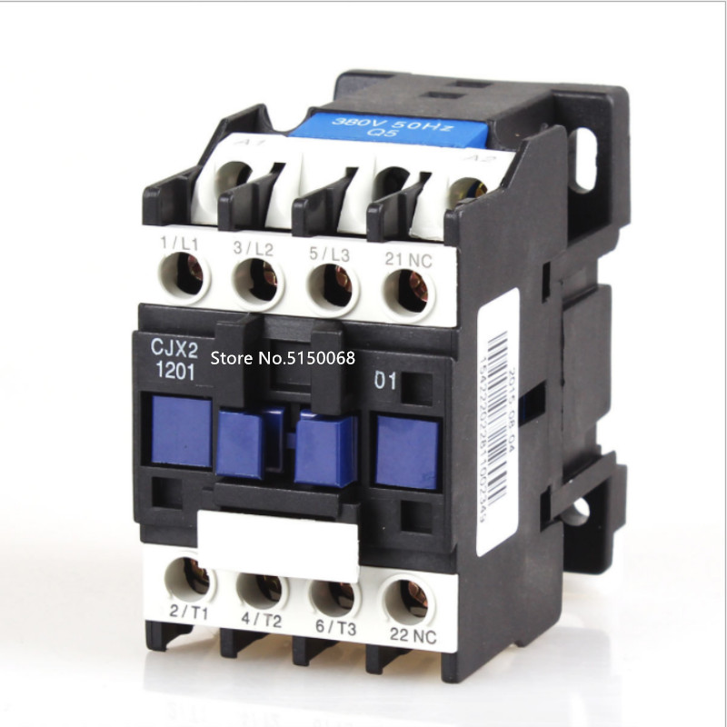 Jual CJX2-1210 CJX2-1201 Series 12A Contactor Magnetic Contactors AC 220V 380V LC1 | Shopee ...