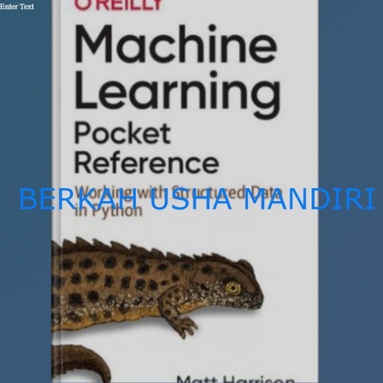 Jual BUKU Machine Learning Pocket Reference | Shopee Indonesia