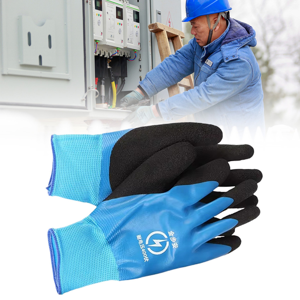 Jual Sarung tangan anti setrum listrik Sarung tangan karet isolasi ...