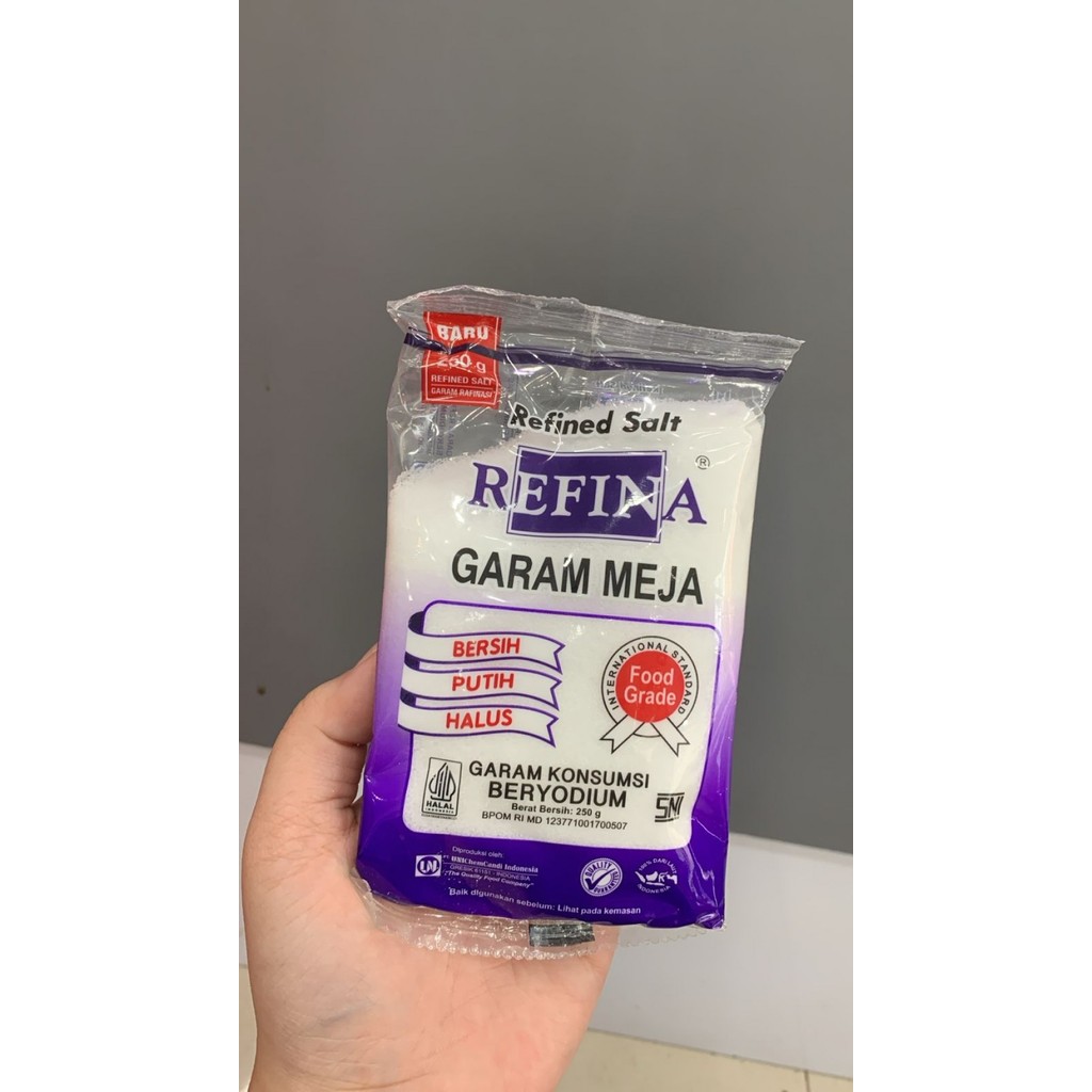 Jual Refina Garam Meja Konsumsi 250g | Shopee Indonesia