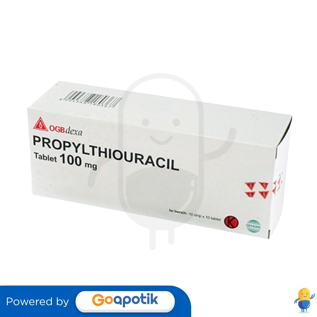 Jual Propylthiouracil Ogb Dexa Medica 100 Mg Box 100 Tablet ...