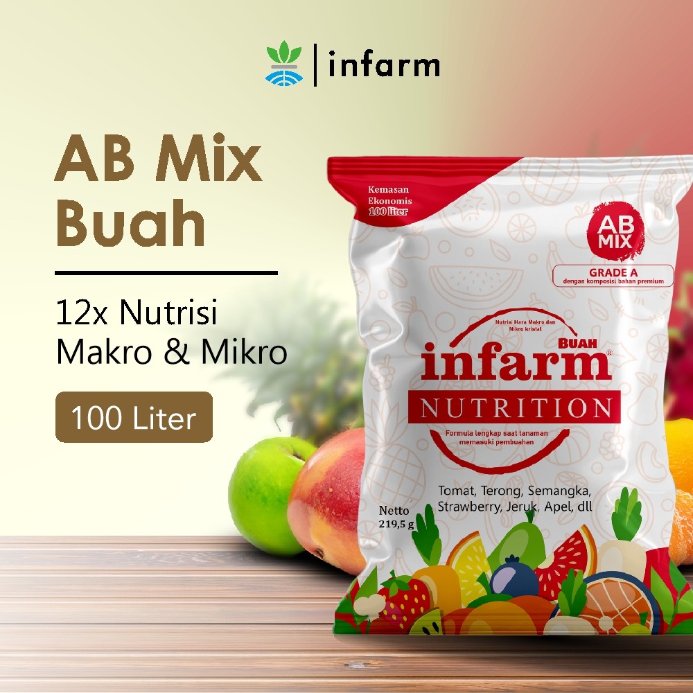 Jual INFARM - Nutrisi Tanaman Ab Mix Buah 100 Liter Pupuk untuk ...