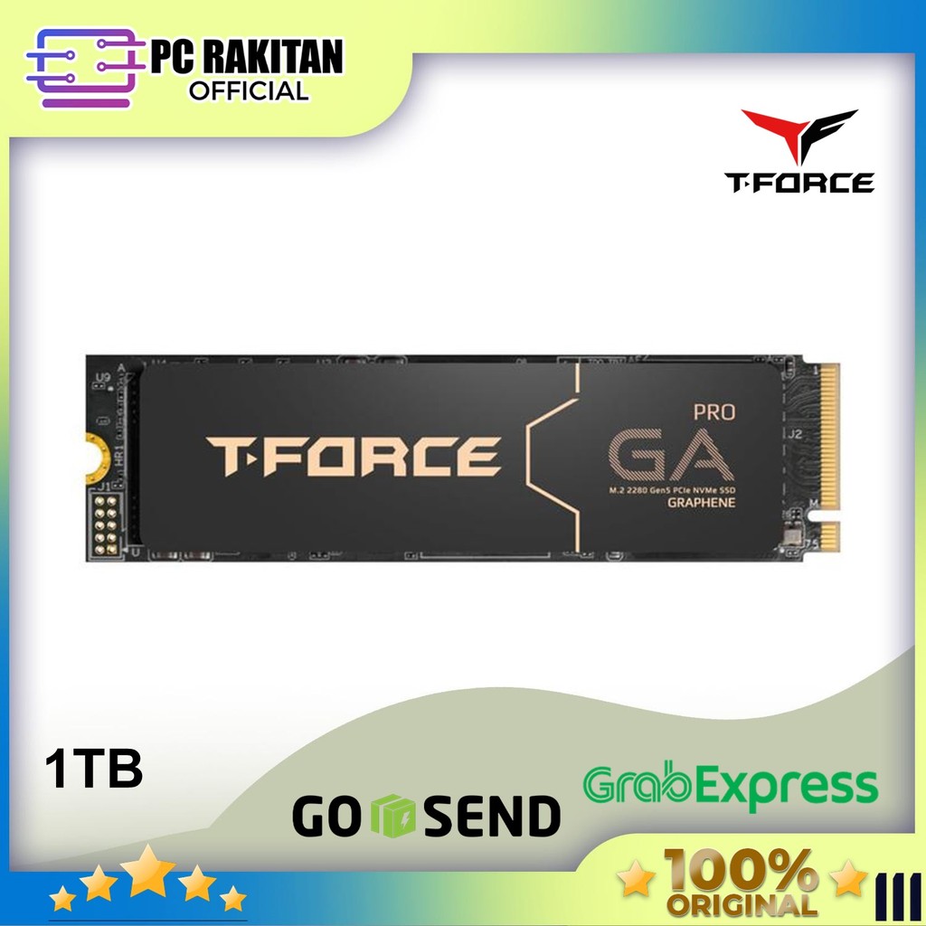 Jual TEAM SSD NVME 2280 GEN5 1TB - GA PRO W/STICKER | Shopee Indonesia