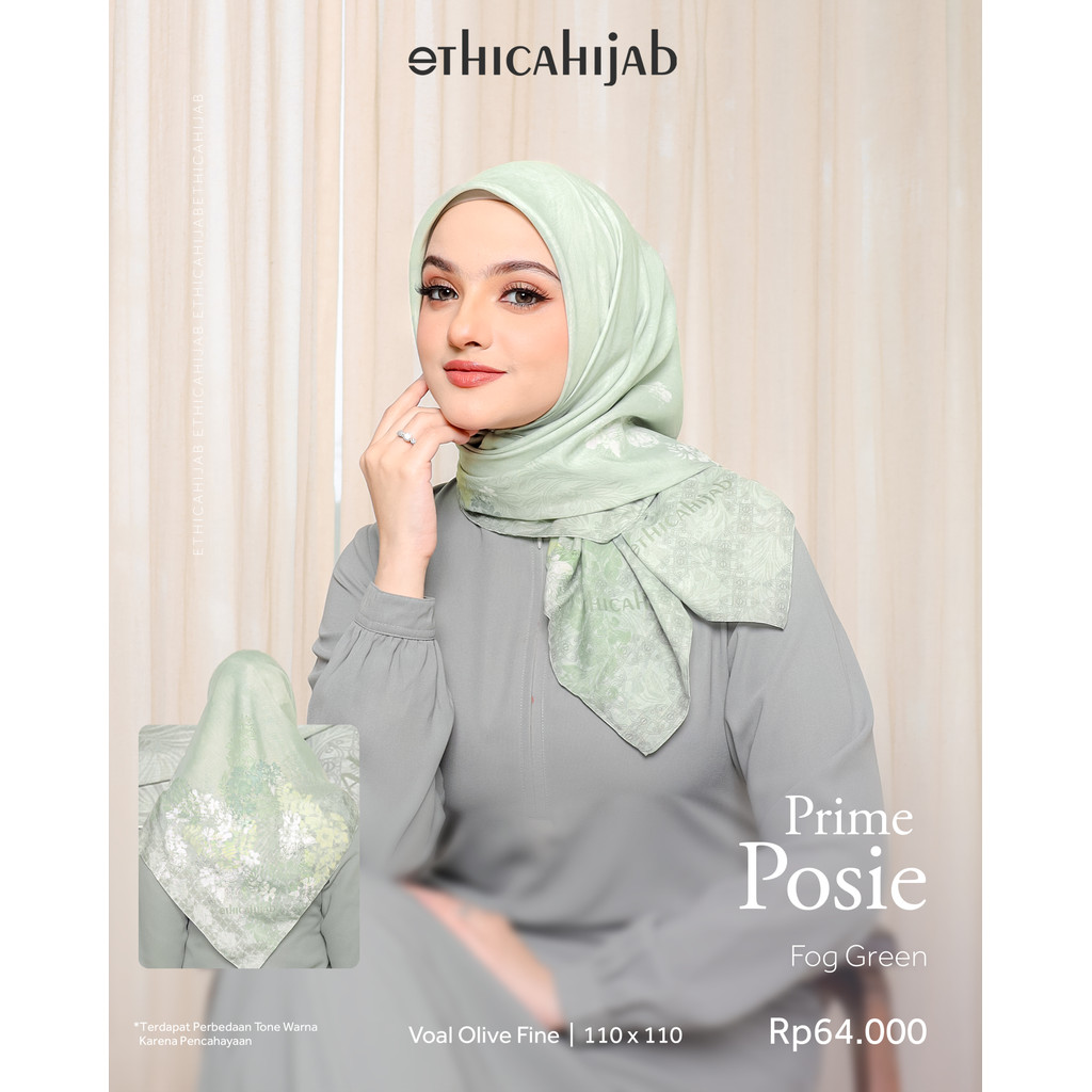 Jual Hijab Premium Motif Simple Prime Posie Scraf Wanita Muslim By ...