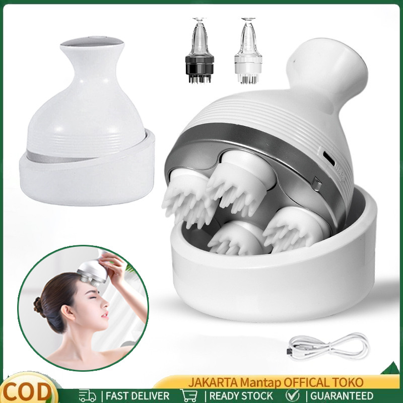 Jual Alat Pemijat Kepala / 3D Head Massager Electric / Scalp Massager ...