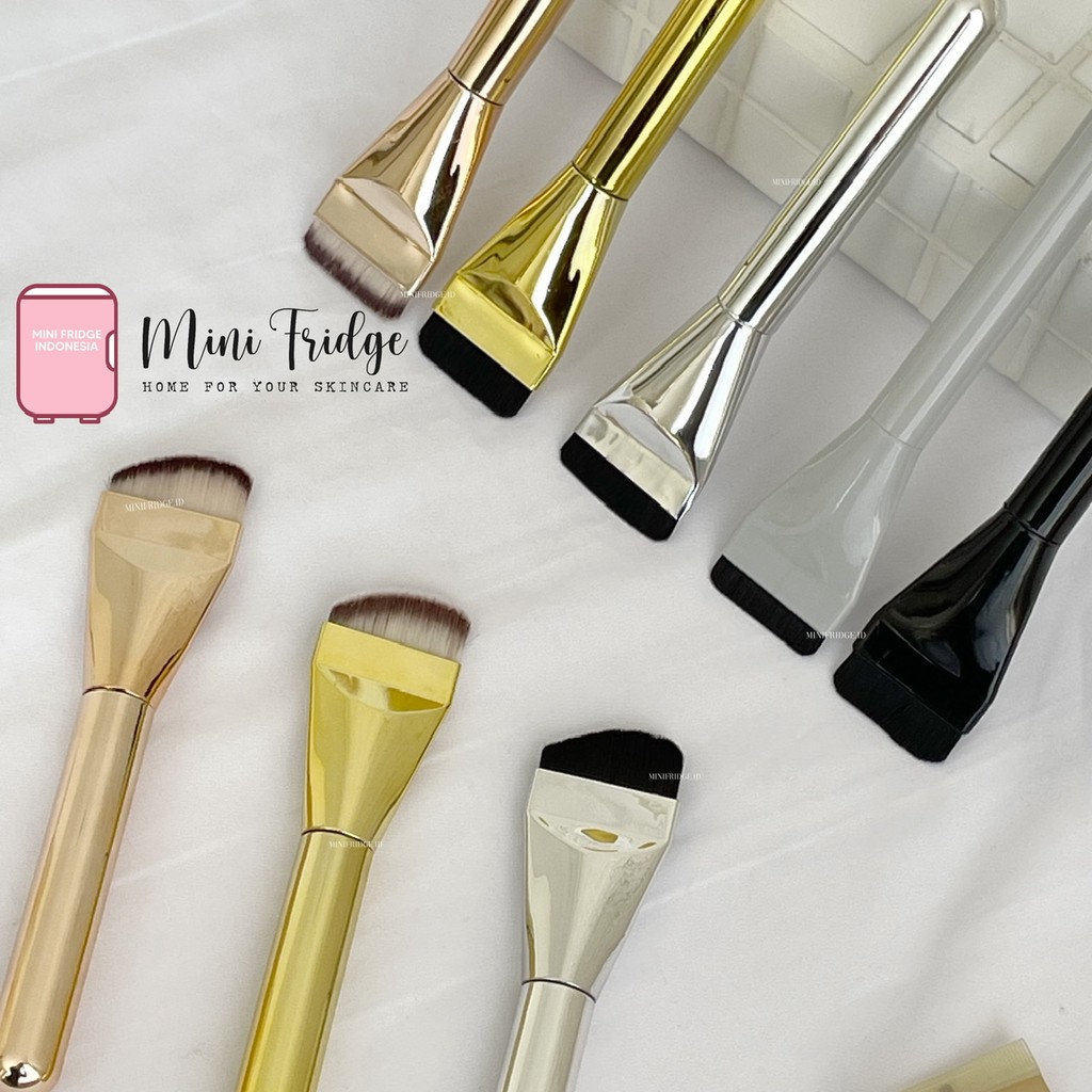 Jual [MINIFRIDGE] SEKA Brush Foundation Flat Angled Makeup Lightweight ...