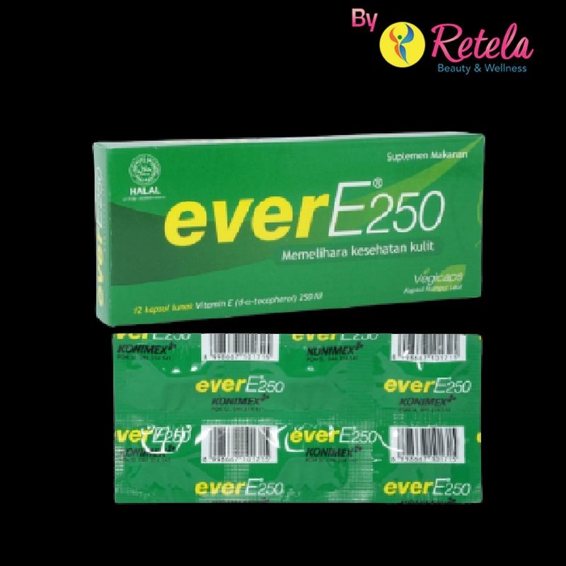 Jual EVER E 250 IU ( 1 BOTOL ISI 30 SOFT CAPSULE) | Shopee Indonesia
