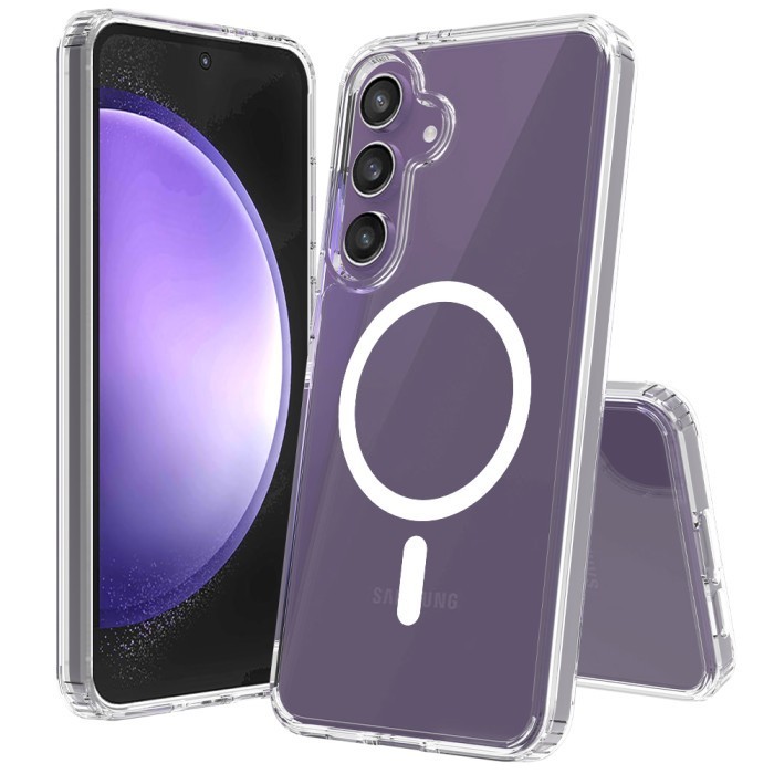 Jual SAMSUNG S24 FE CASE MAGSAFE FOR SAMSUNG GALAXY S24 FE 5G CLEAR ACRYLIC MAGSAFE CASE ...