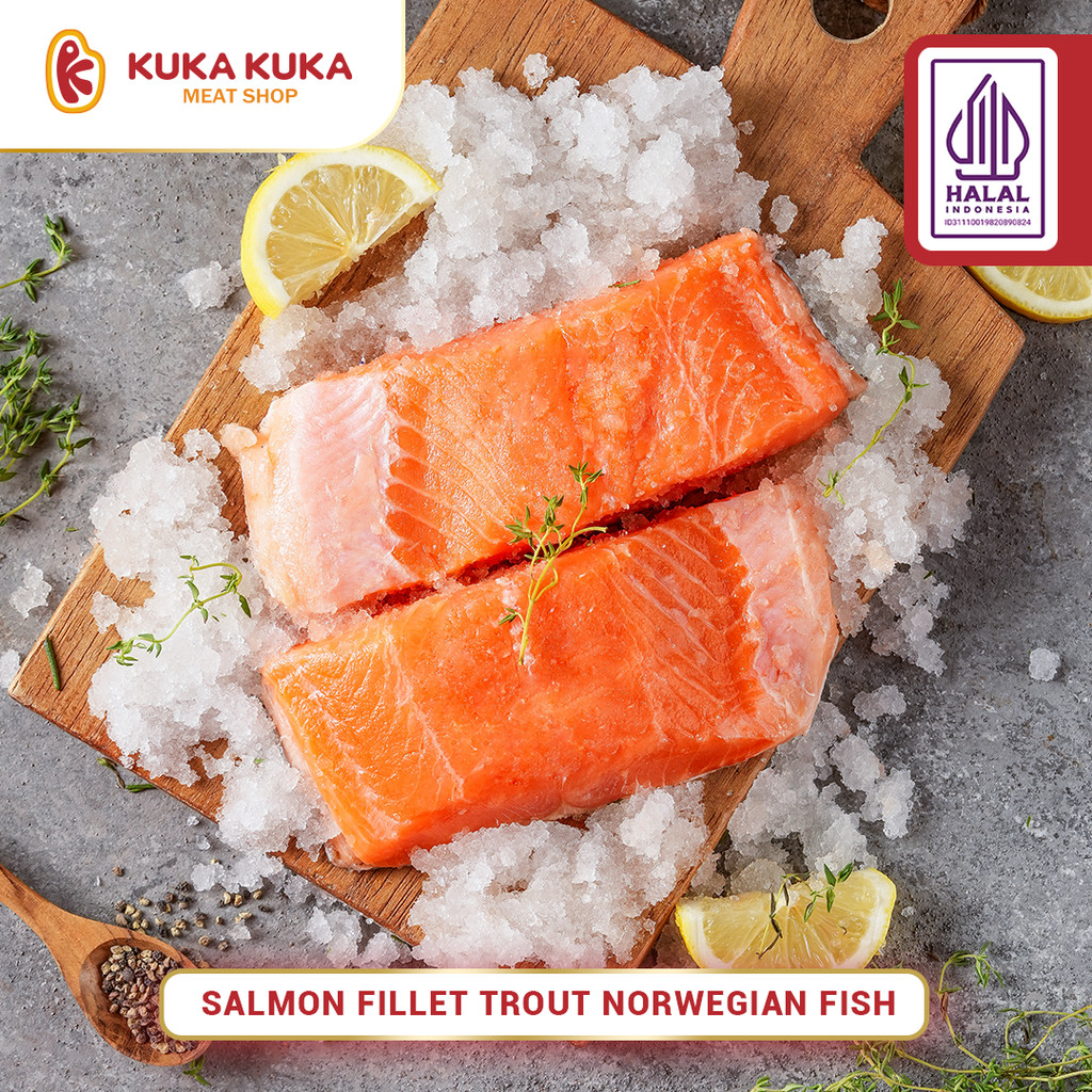 Jual Salmon Norwegian Fish Fillet Premium | Shopee Indonesia