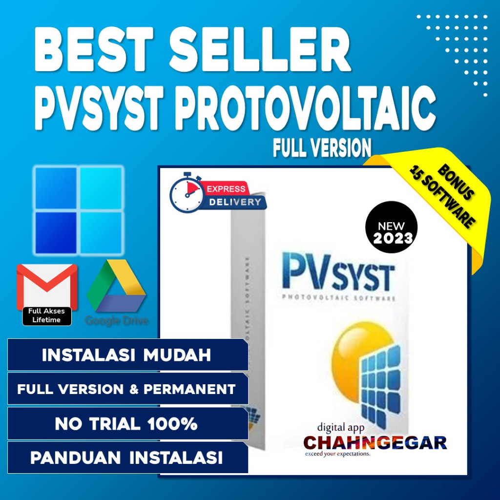 Jual PVsyst 7.4.8 PRO - 2024 Professional Full Version + Video Install Software PVsyst ...