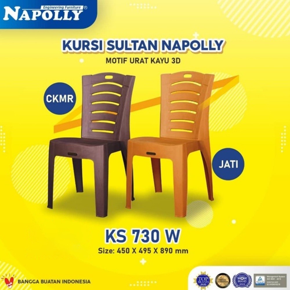 Jual NAPOLLY - KRS 730 W | Kursi Teras Napolly | kursi plastik napoli ...