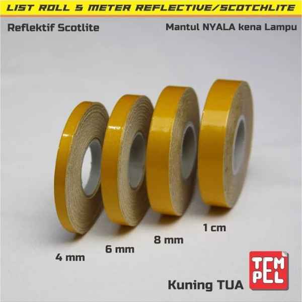 Jual Sticker Stiker Sticker List Velg Roll Gulung Motor Mobil variasi ...