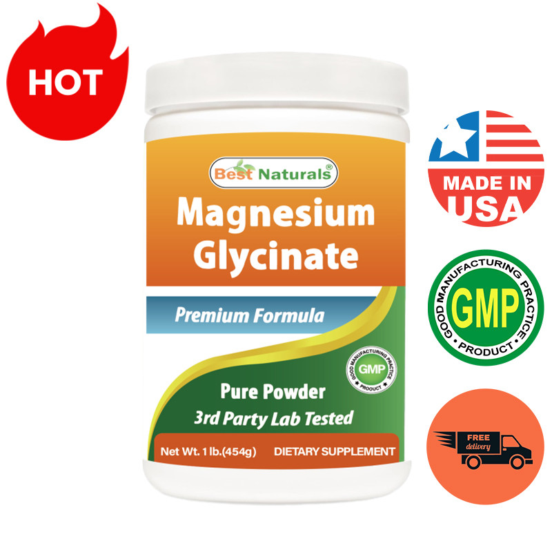 Jual Best Naturals Bubuk Magnesium Glisinat Meningkatkan masalah tidur ...