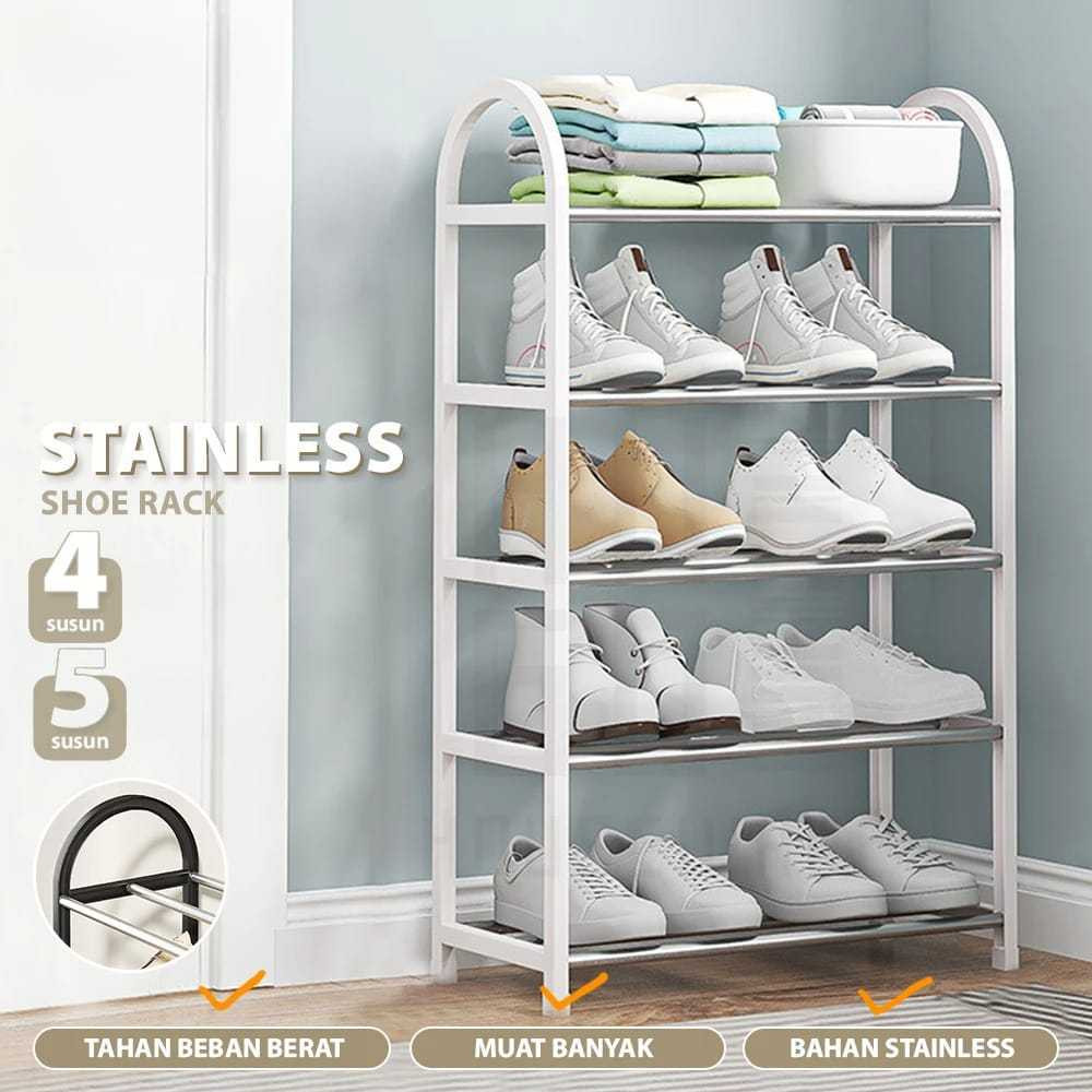 Jual rak sepatu susun serbaguna rak sandal tempat sepatu minimalis ...