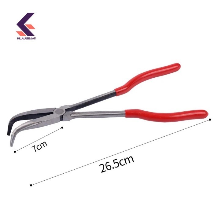 Jual Tong Capit Crucible Ujung Bengkok Serba Guna | Shopee Indonesia