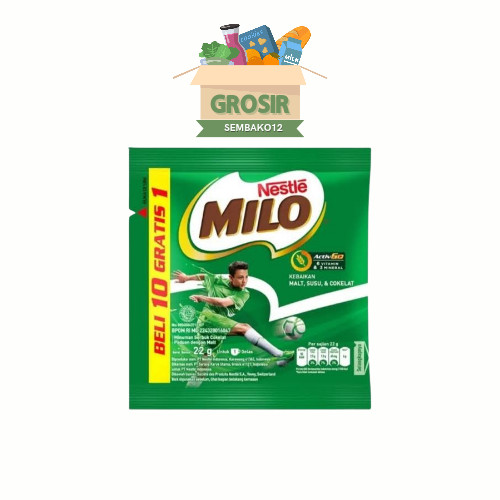 Jual Milo Active Go 1 Renceng (isi 10 Sachet 22 gr) | Shopee Indonesia