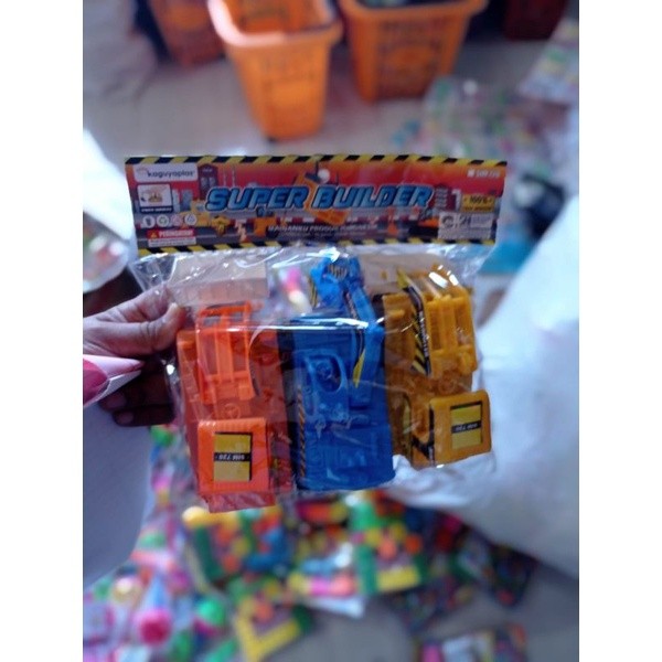 Jual mainan mobil kontruksi 3 pcs kantong | Shopee Indonesia