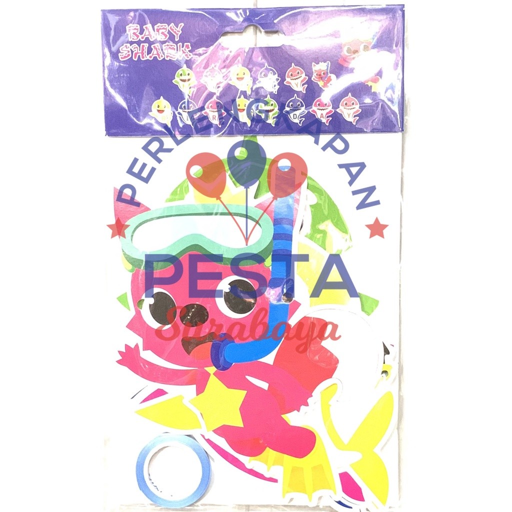 Jual BANNER HBD BABY SHARK | Shopee Indonesia