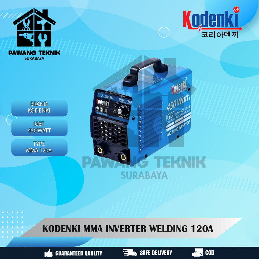 Jual Kodenki Mesin Las A120 - Trafo Las Listrik Inverter 120A IGBT - Electric Welding Wachine ...