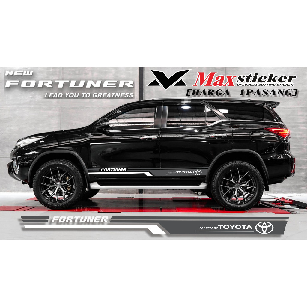 Jual STICKER MOBIL TOYOTA FORTUNER TERBARU STRIPING LIST BODY FORTUNER ...